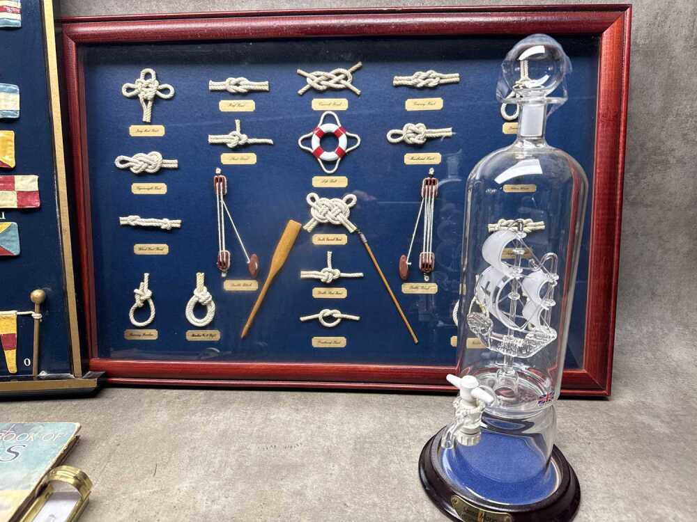 Nautical themed decorative items