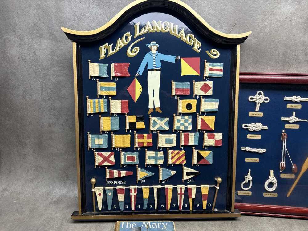 Nautical themed decorative items