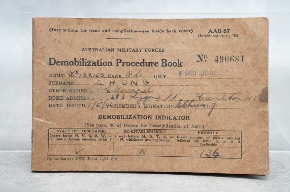 WW2 Military Paperwork