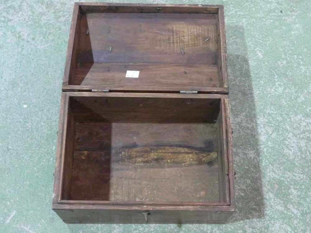 A hand-made timber box
